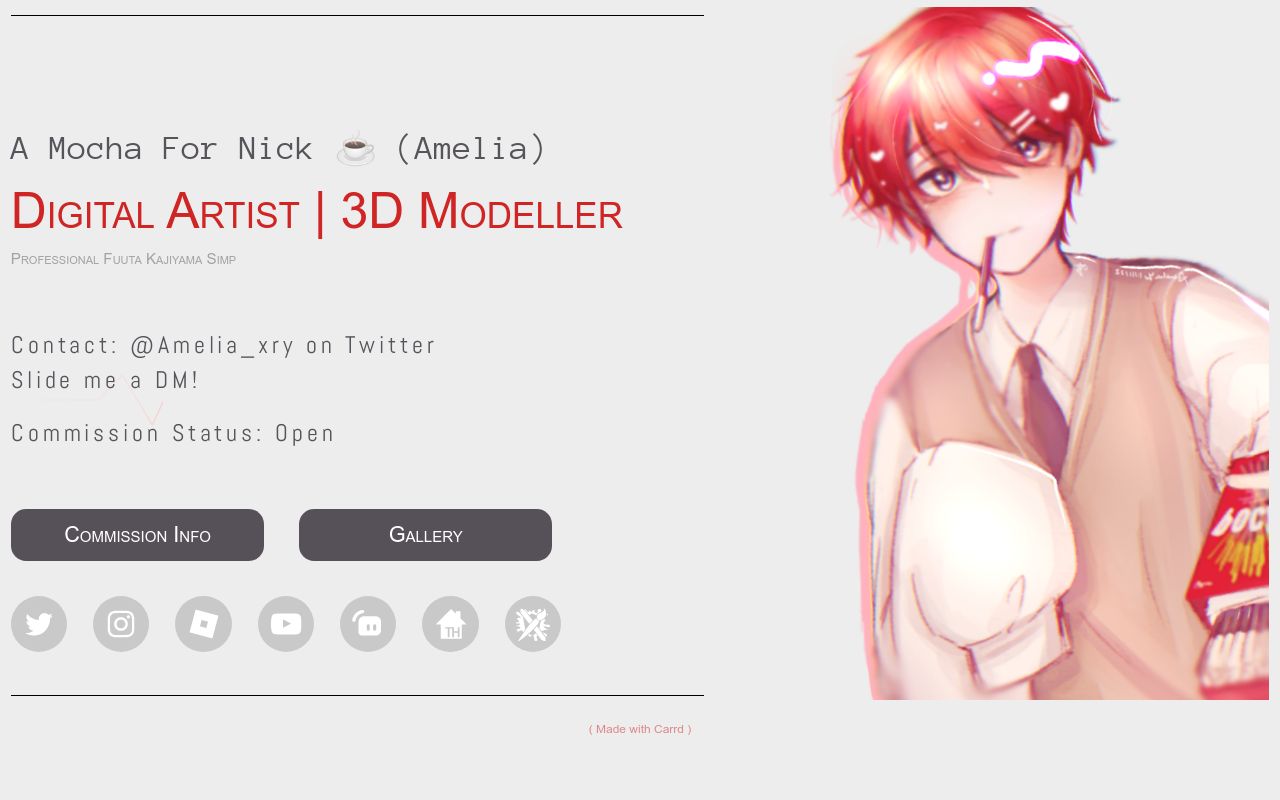 Amelia’s Commissions